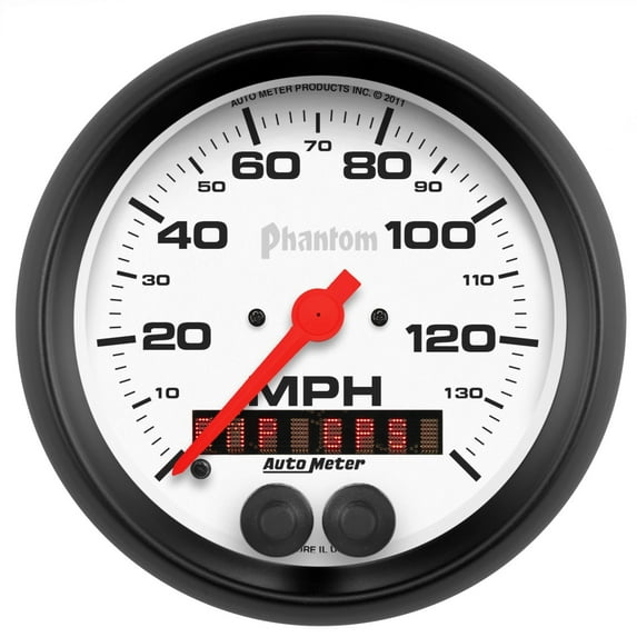 AUTO METER 5880 3-3/8IN GPS SPEEDOMETER, 140MPH, PHANTOM - Walmart.com