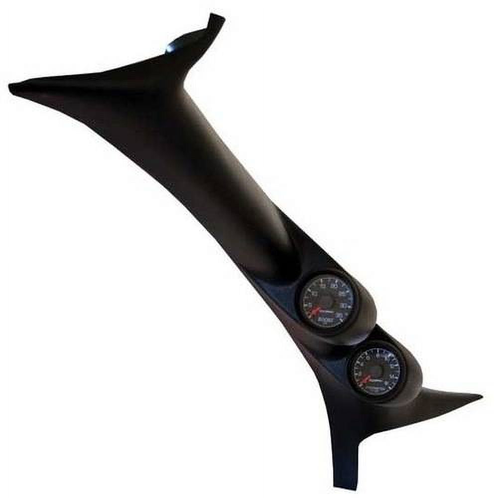 AUTO METER 7076 99-07 FORD POWERSTROKE/SD DUAL A-PILLAR SILVER GAUGE ...
