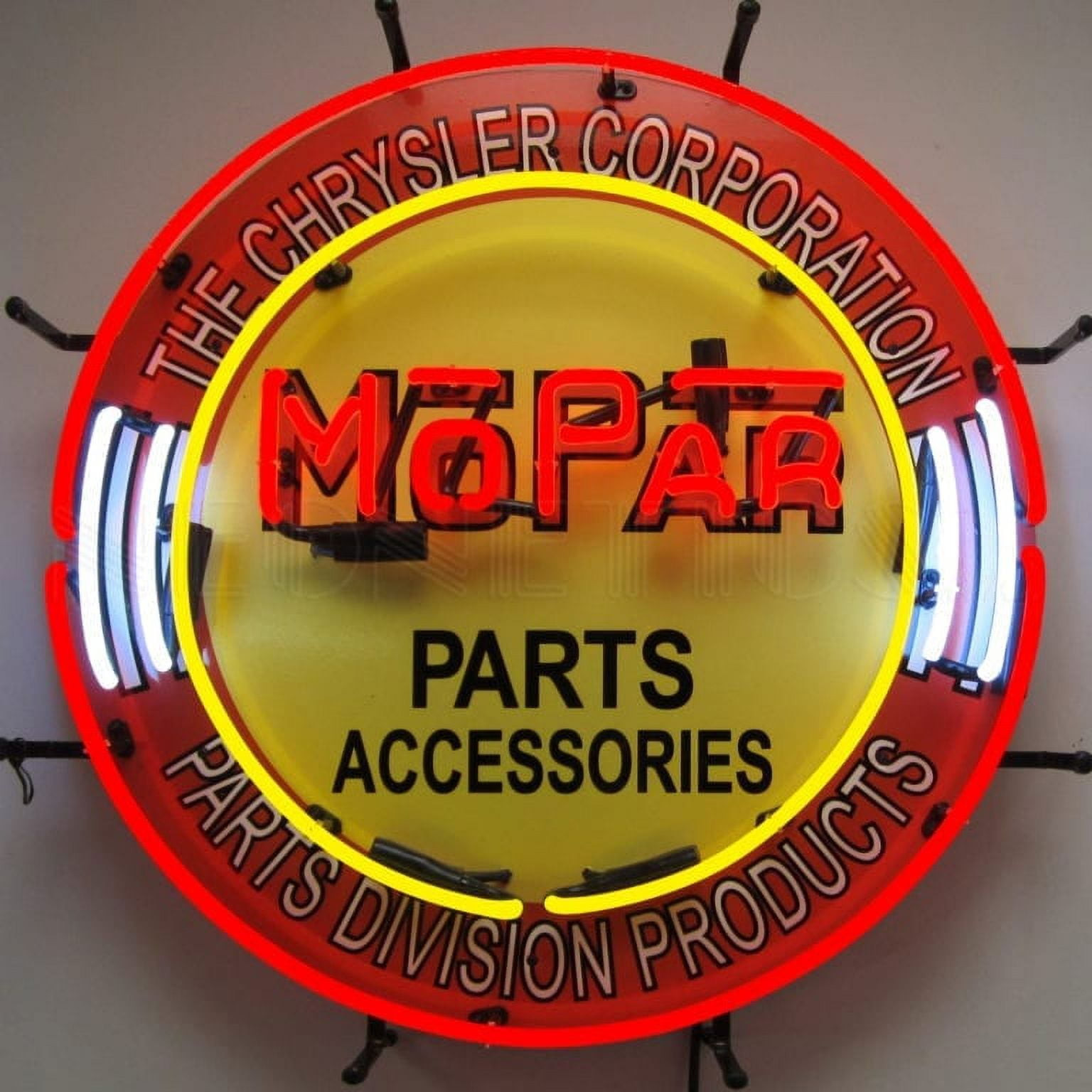 AUTO – MOPAR CIRCLE WITH BACKING NEON SIGN – 5MPRCR - Walmart.com