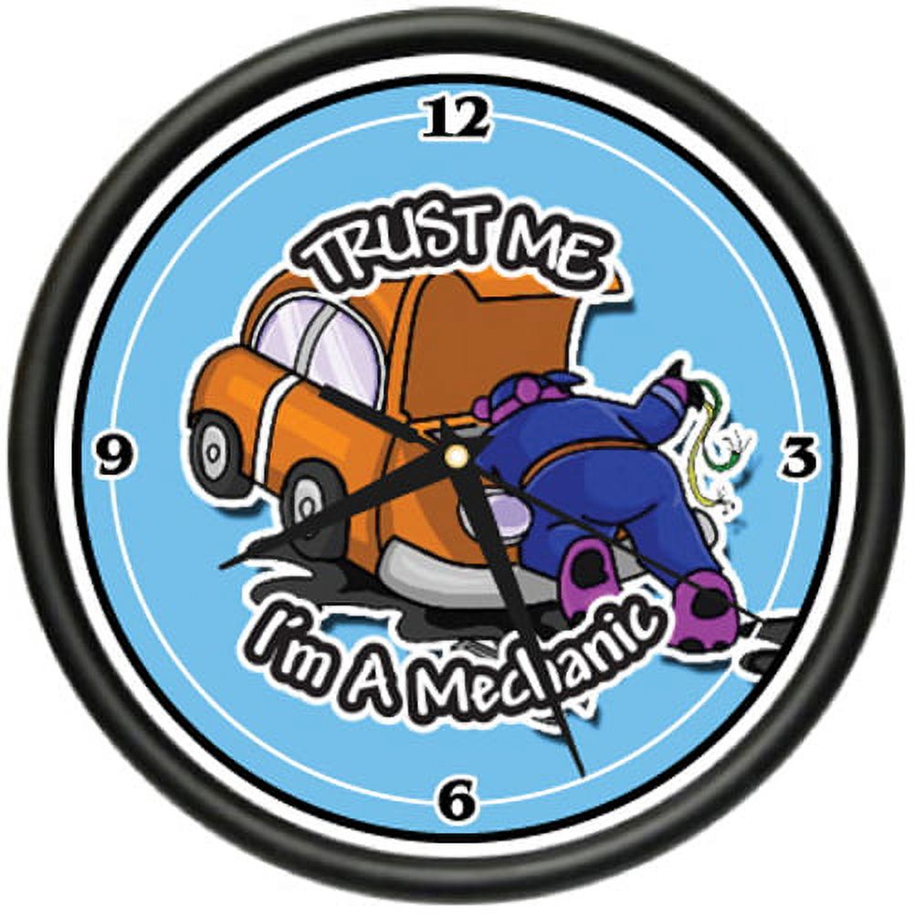 AUTO REPAIR Wall Clock car mechanic repair tools gift - Walmart.com