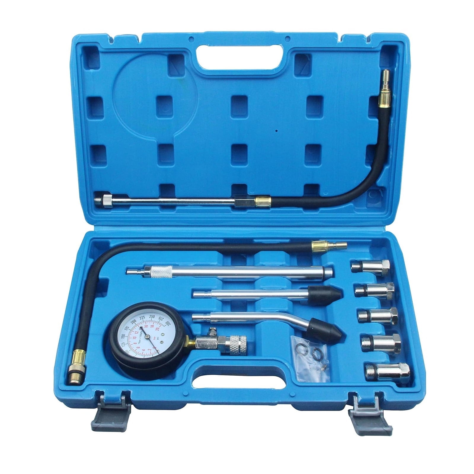 AUTO Tools Petrol Gasoline Engine Cylinder Compression Tester Kit with ...