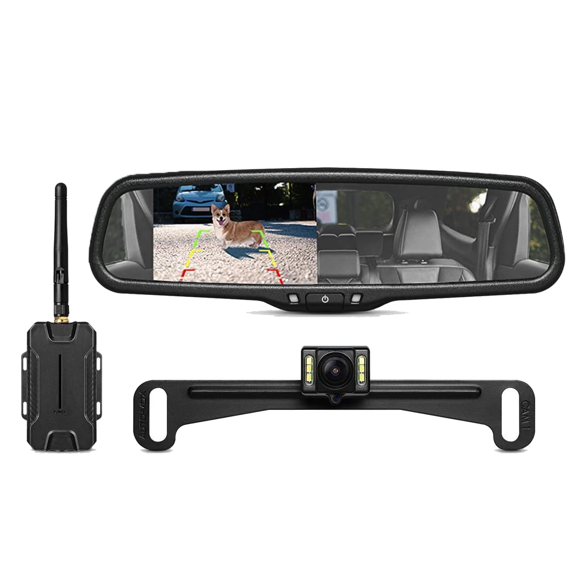 AUTO-VOX T1400 Upgrade Wireless Backup Camera Kit , OEM Look Rear View ...