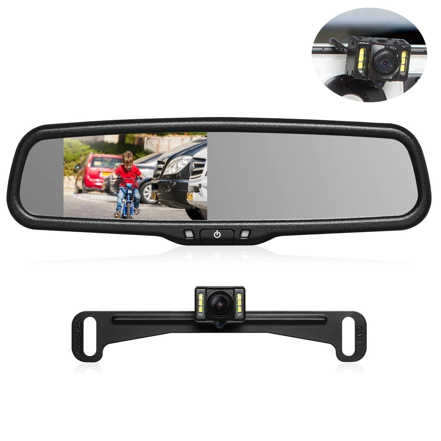 AUTO-VOX T2 Backup Camera for Vehicles, OEM Rear View Mirror, IP68 ...