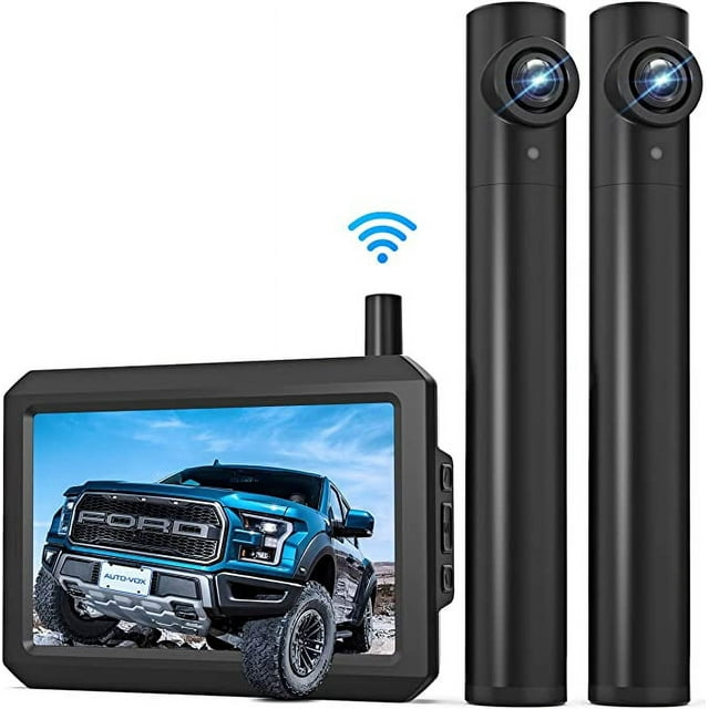 AUTO-VOX TW1 Wireless Backup Camera for Truck/RV, Vehicle Front/Rear ...