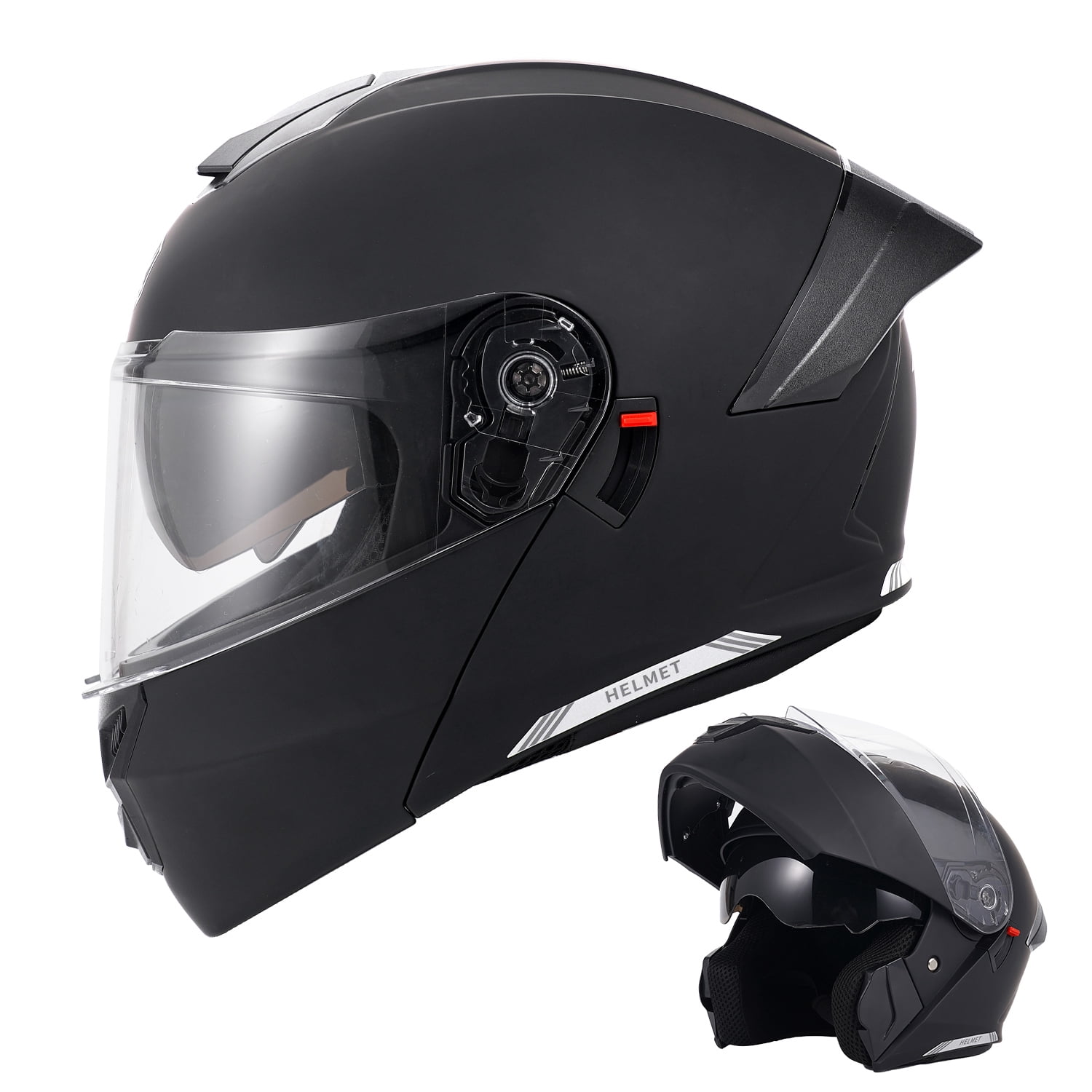 XiongXiong Motorcycle Helmets, Motorcycle Helmet Flip Up for Adults ...