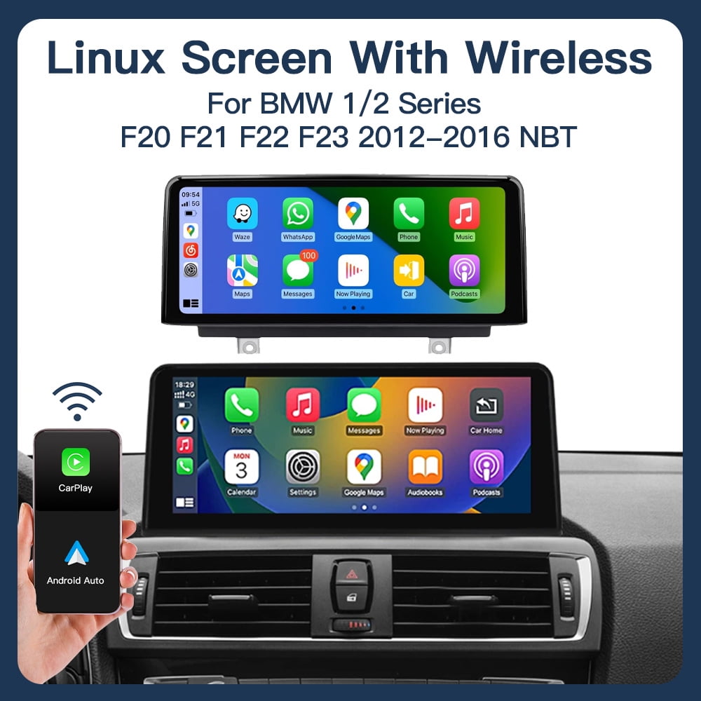AUTOABC Wireless Carplay and Android Auto 10.25 inch Linux car touch ...