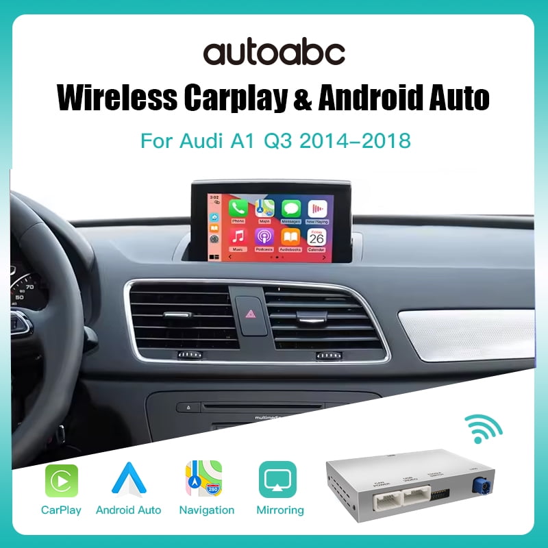 AUTOABC Wireless Carplay Android Auto for Audi A1 Q3 2014-2018 ...