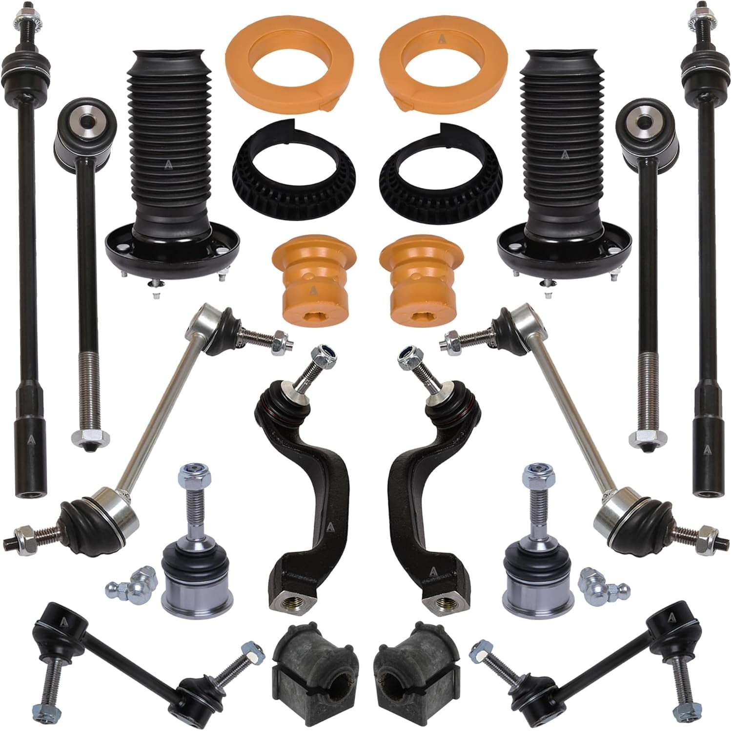 AUTOACER Complete Front & Rear Suspension Kit 14 Pcs - Control Arm Ball ...