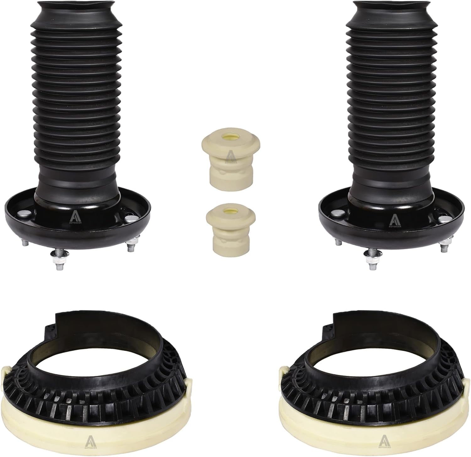 AUTOACER - Complete Rear Axle Strut Mount Assembly 10 Pcs - Suspension ...