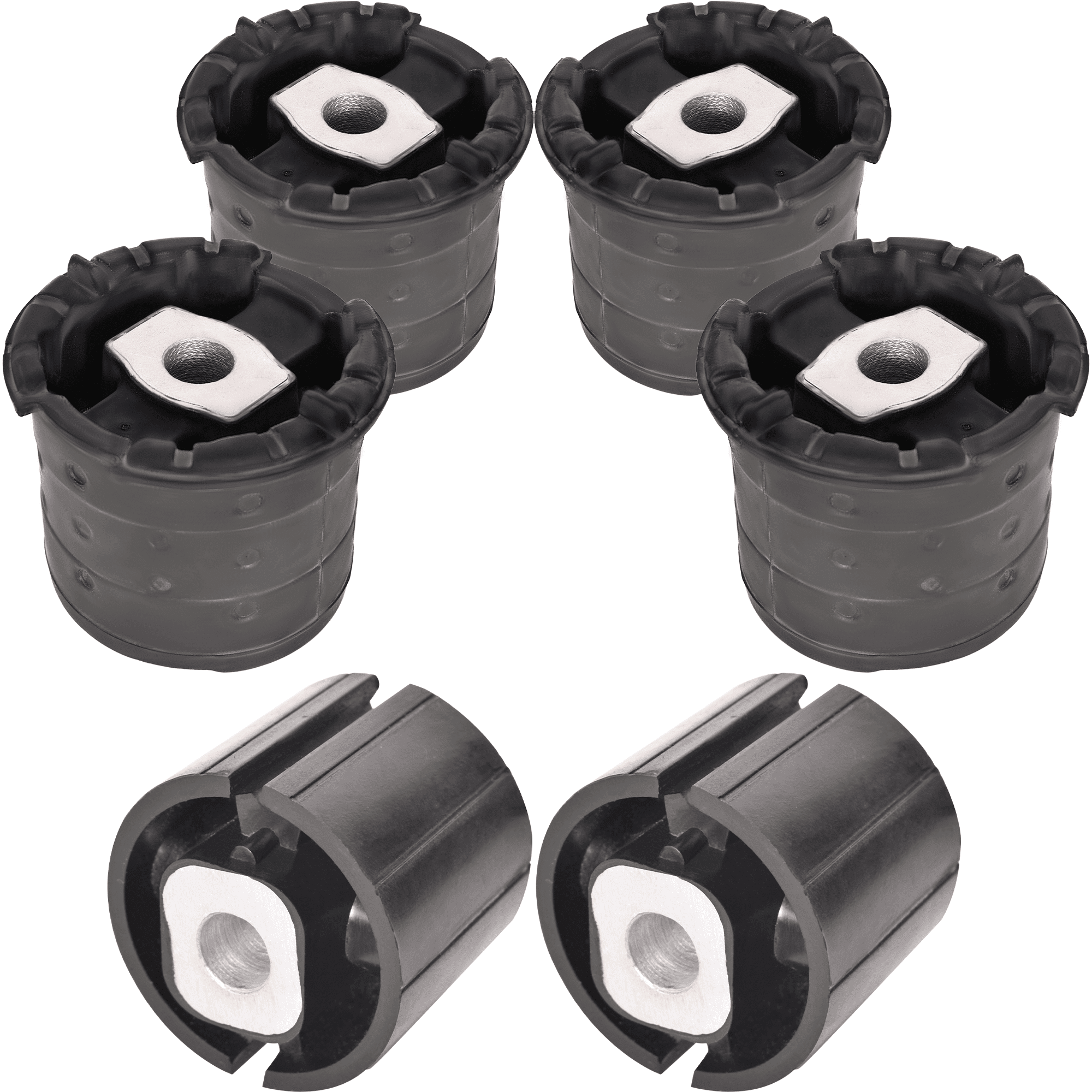 AUTOACER Complete Rear Axle Subframe Control Arm Mounts / Bushing Kit 6 ...