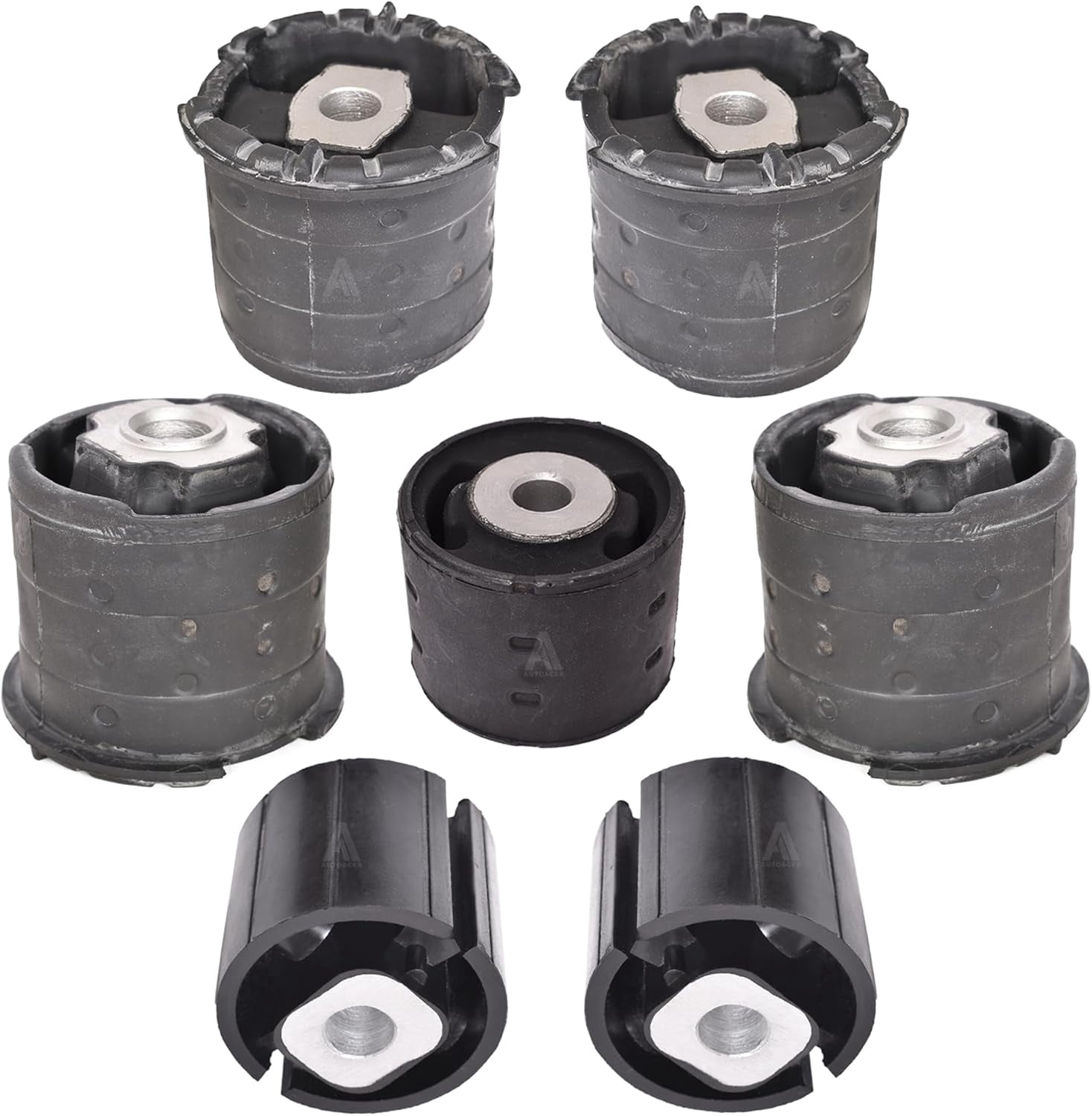 AUTOACER - Complete Rear Axle Subframe Control Arm Mounts/Bushing Kit 7 ...