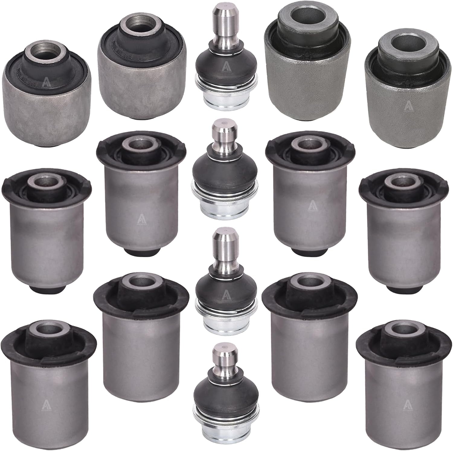 AUTOACER Complete Rear Suspension Kit 16 Pcs - Rear Upper Lower Control ...