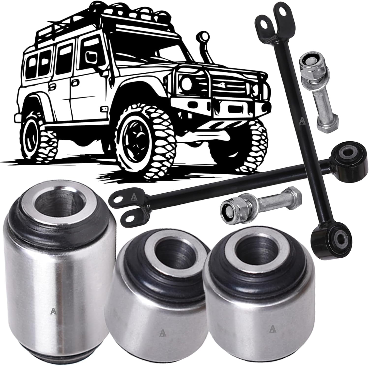 AUTOACER Complete Rear Suspension Watts Linkage Kit 5 Pcs - Watts ...