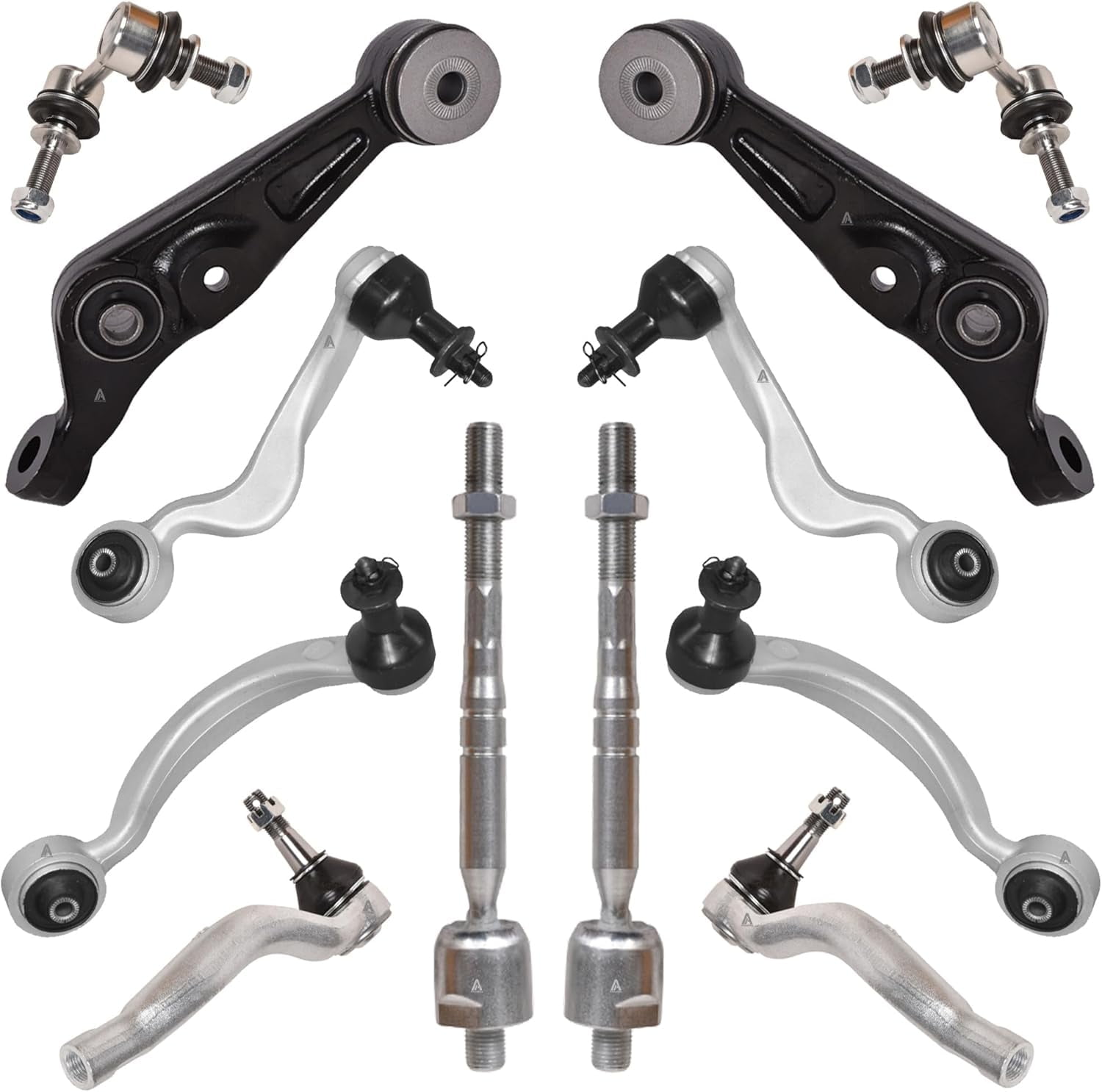 AUTOACER Front Suspension Kit 12 Pcs - Front Upper & Lower Control Arms ...