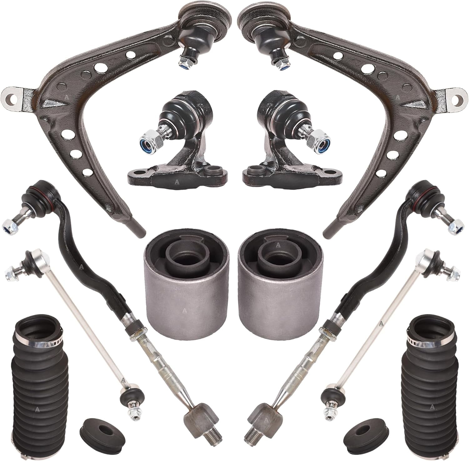 AUTOACER Front Suspension Kit 12Pcs - Control Arms with Inner Outer ...
