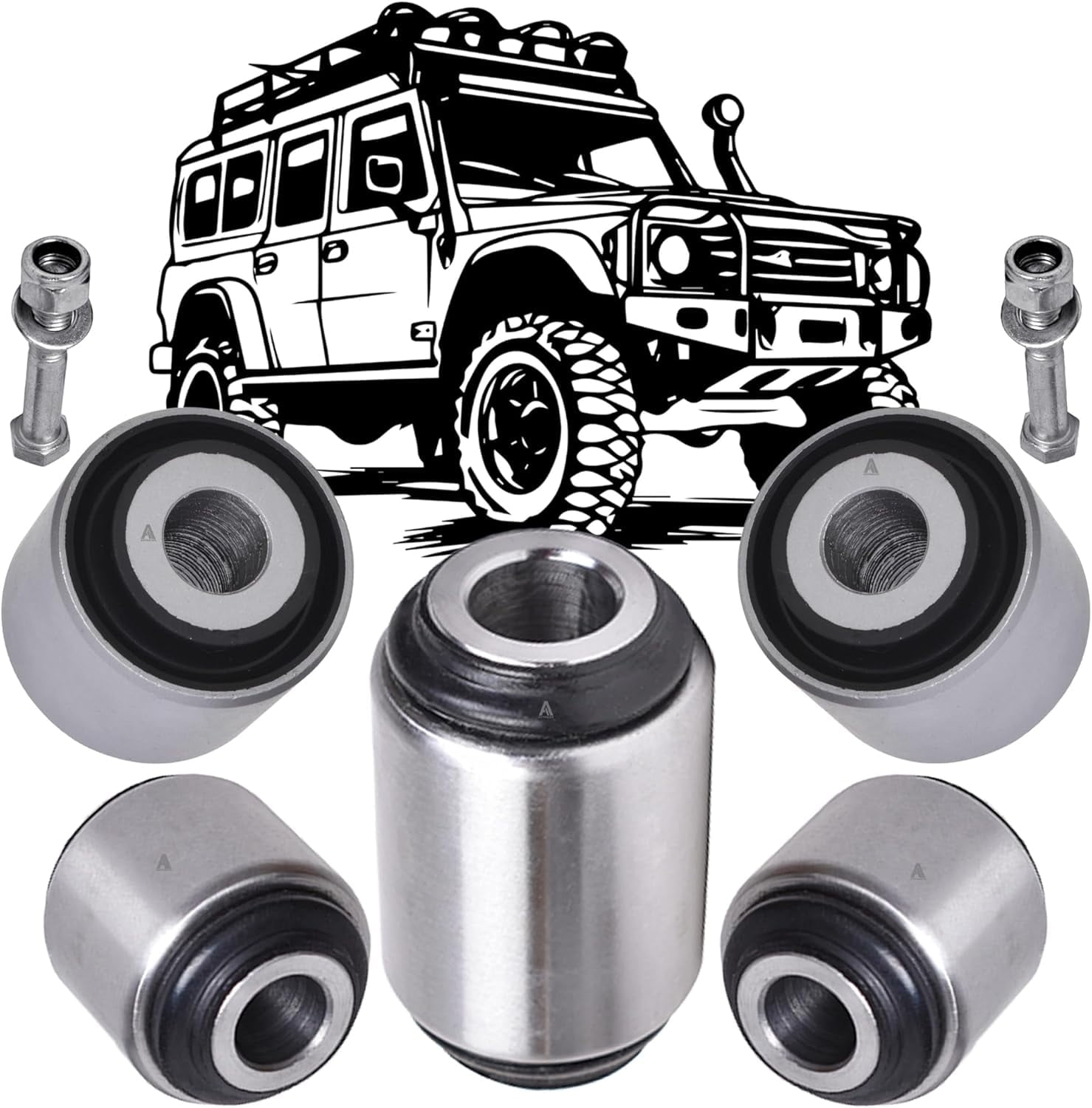 AUTOACER Rear Suspension Watts Linkage Arm Bushings Kit 5 Pcs - Watts ...