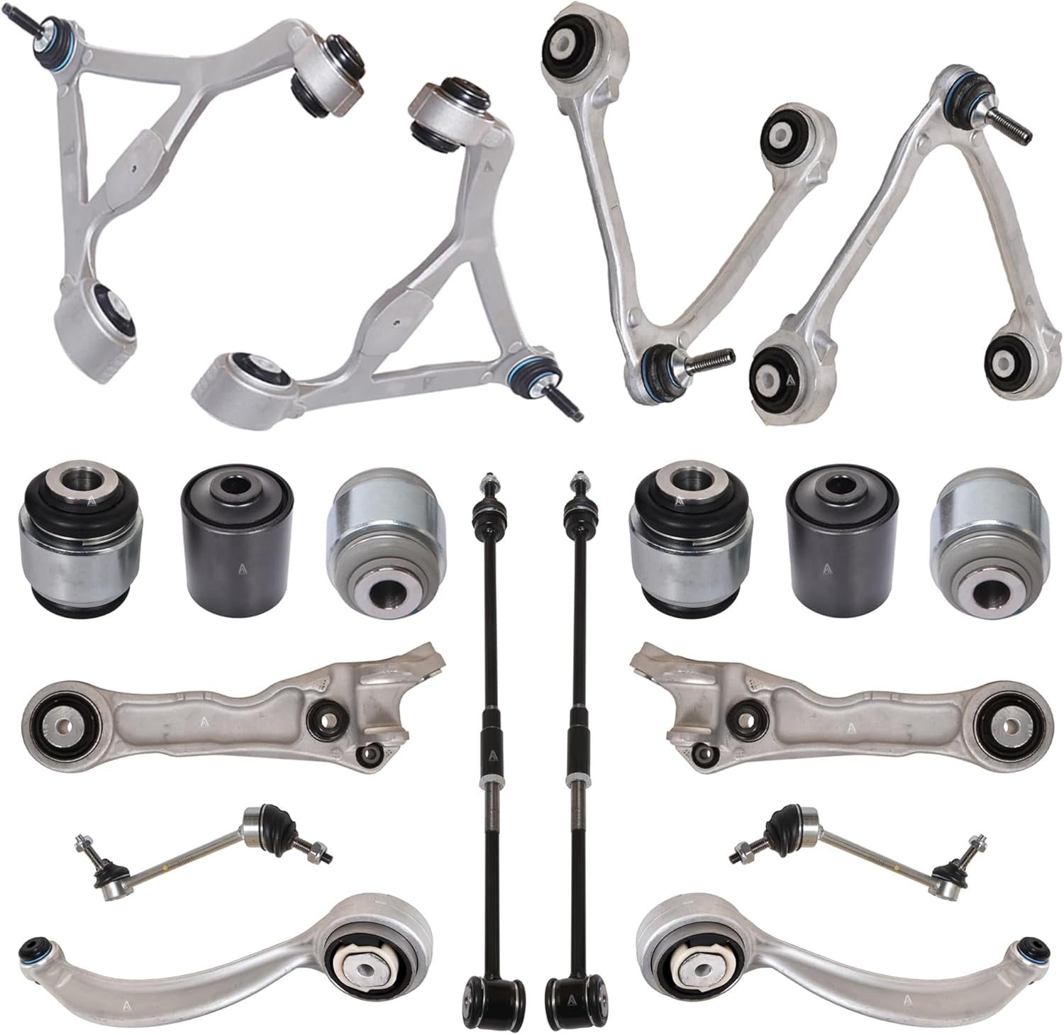 AUTOACER Suspension Kit 18pc - Front Upper, Lower Forward & Lower ...