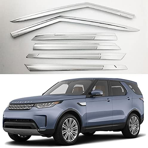 AUTOCLOVER Tape-On Rain Guards Window Visors 6 Pcs Set for Land Rover ...