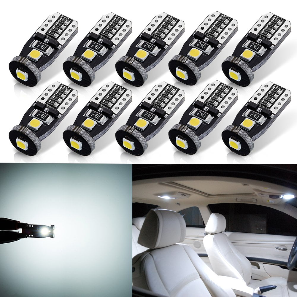 AUTOGINE 10pcs Trunk License Plate Lights C51 Super Bright Error Free ...