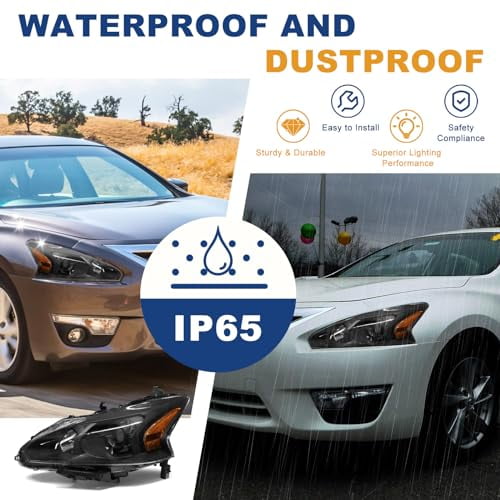 AS AUTOLIGHTS compatible with 2013 2014 2015 Altima Sedan Headlights ...