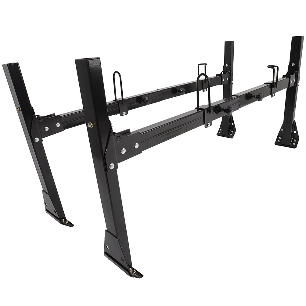 AUTOMUTO 2Cross Bars Van Roof Ladder Rack Heavy Duty Steel Enclosed ...