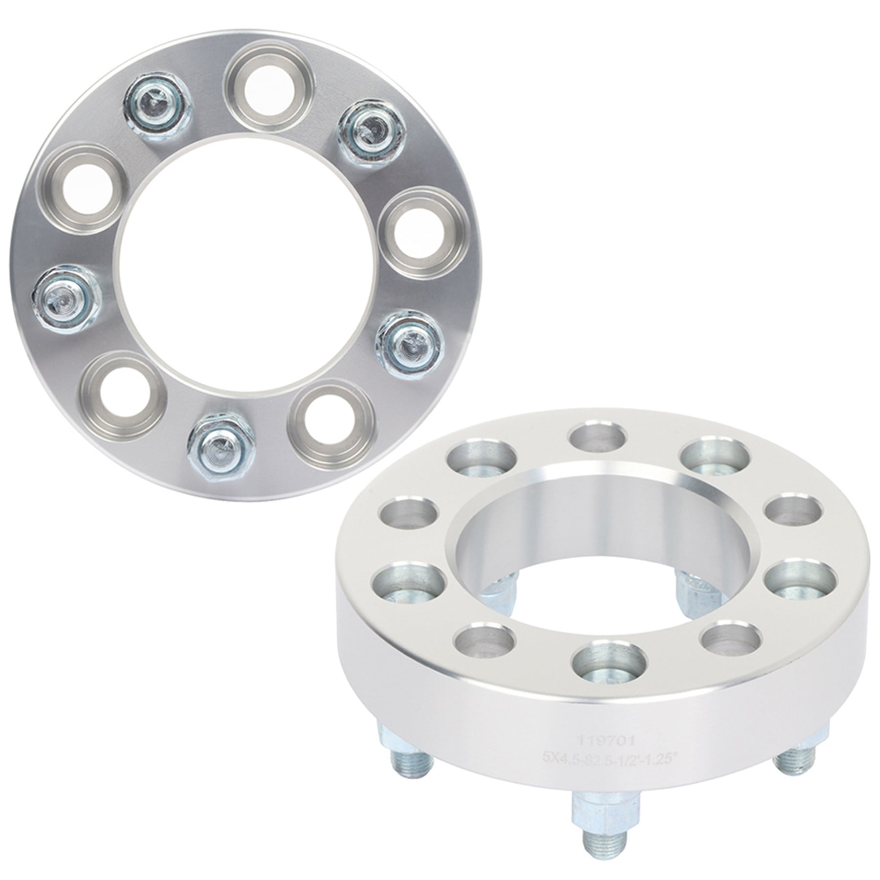 AUTOMUTO 2set 1.25" 5x4.5 1/2" 82.5 Wheel Spacers adapters fits for ...