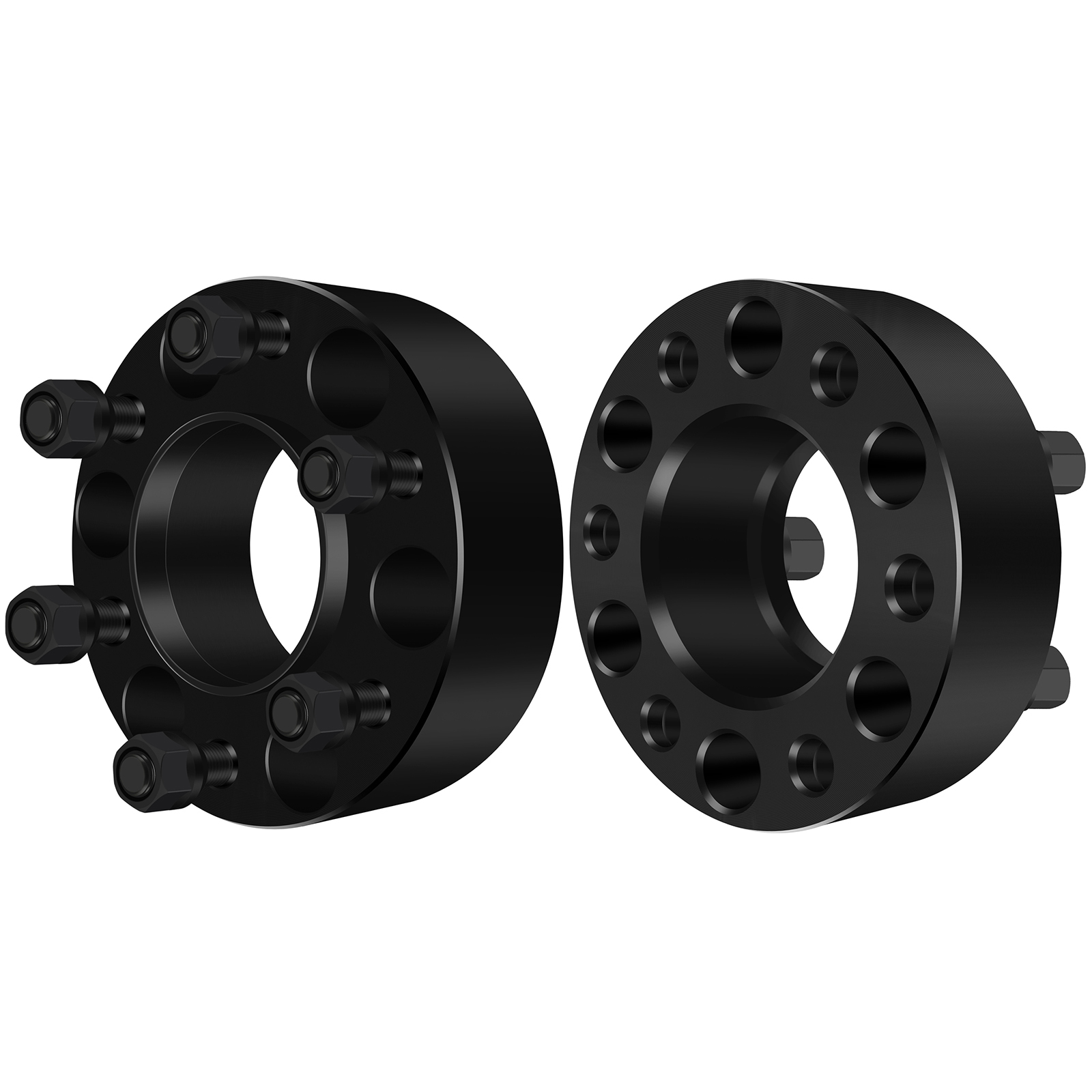 AUTOMUTO 2set 2" 50mm Thick 6x135mm 14x2.0 Studs Wheel spacers 6 lug fit for F-150 for ...