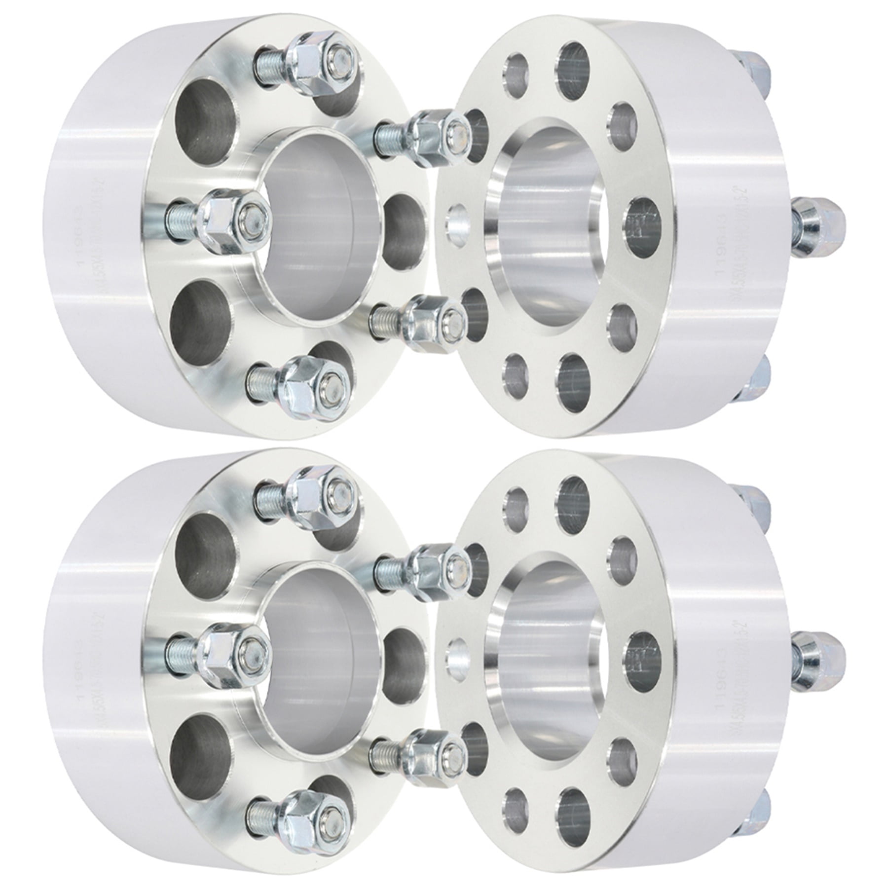 AUTOMUTO 4set Hub Lug Wheel Spacers 4x114.3 2inch, 5x4.5 to 5x4.5, 12x1 ...