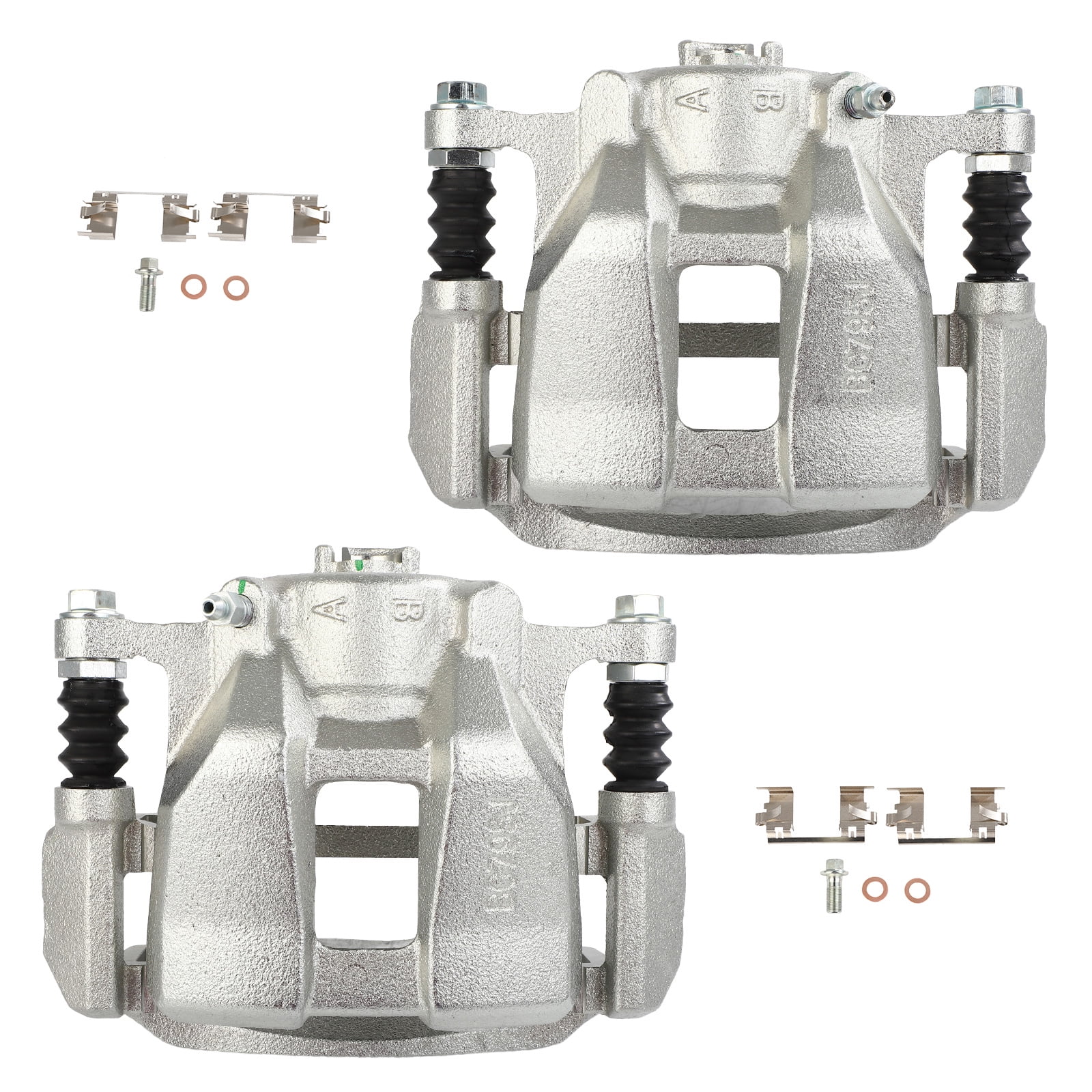 AUTOMUTO Brake Calipers Front 2PCS 19B7106 19B7107 Fit For 2013-2022 ...