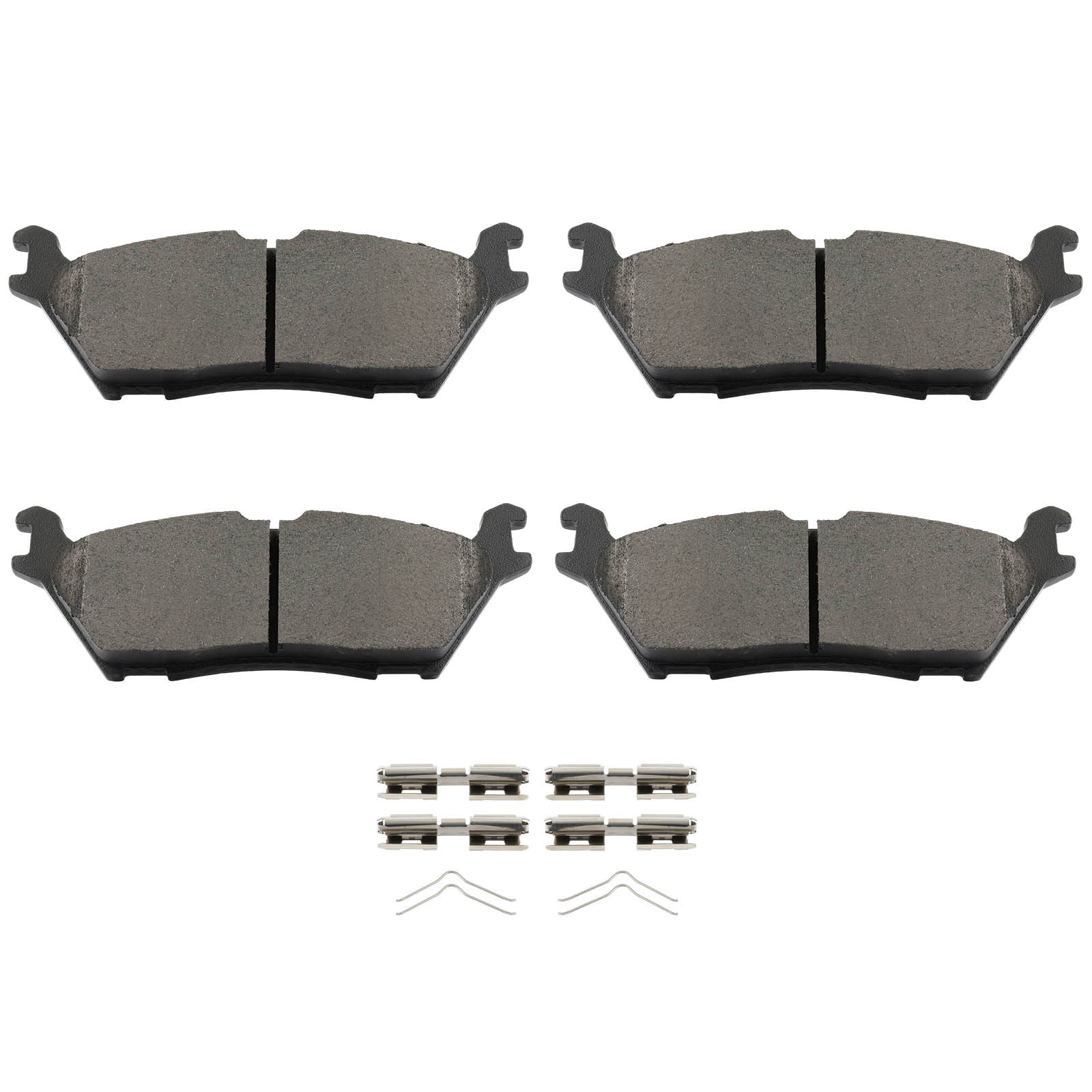AUTOMUTO Brake Pads Rear 4PCS D2383-9350 Fit For 2022-2024 For Ford For ...