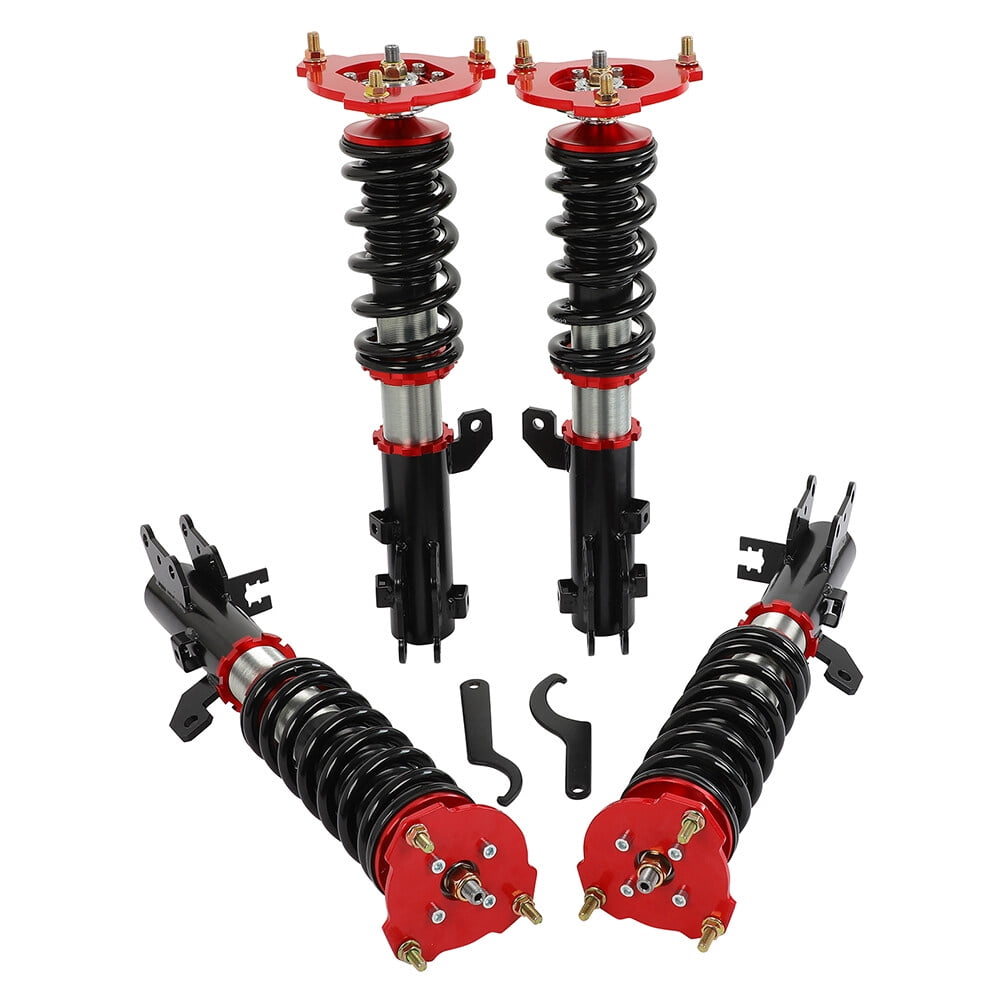 AUTOMUTO Coilover Struts Damper Adjustable Suspension Coilover Shocks ...