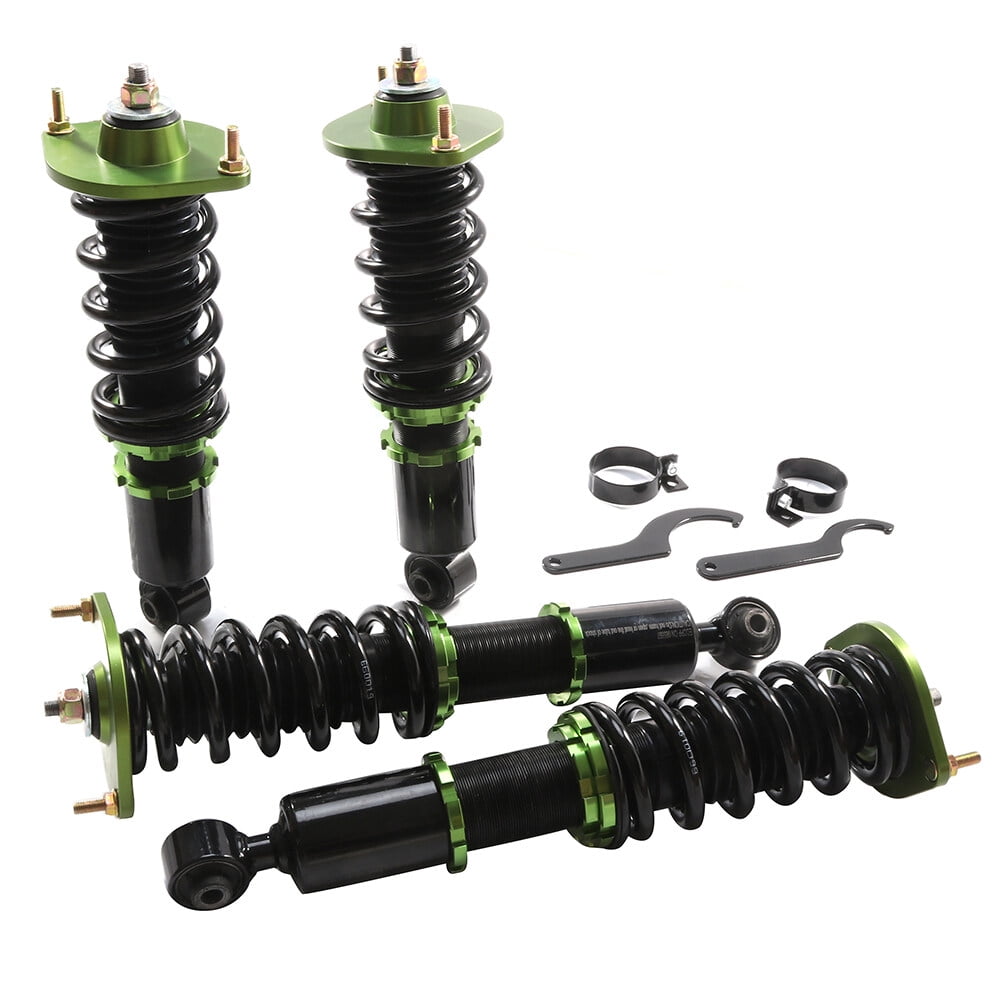 AUTOMUTO Coilover Struts Suspension Coilover Shocks Height Adjustable Fit for 1990-2007, 2009 ...
