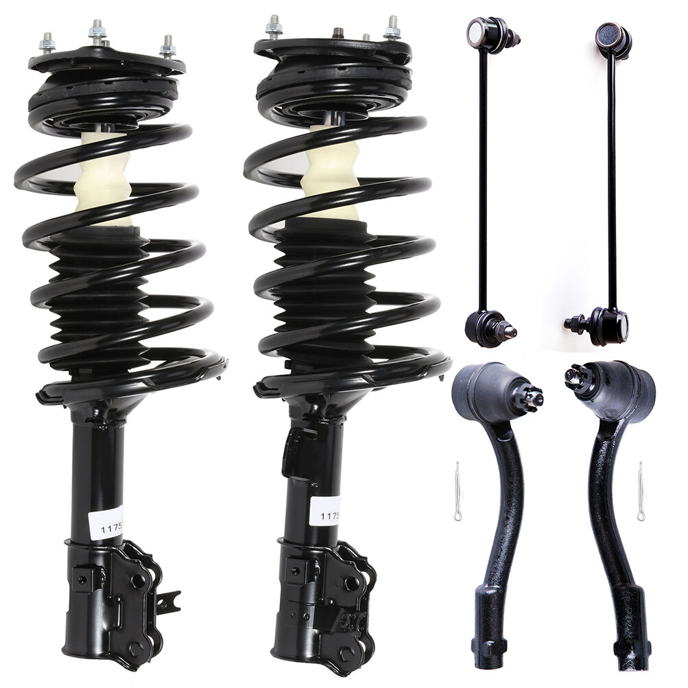 AUTOMUTO Front Complete Struts Assembly Stabilizer Bar Link Tie Rod End ...