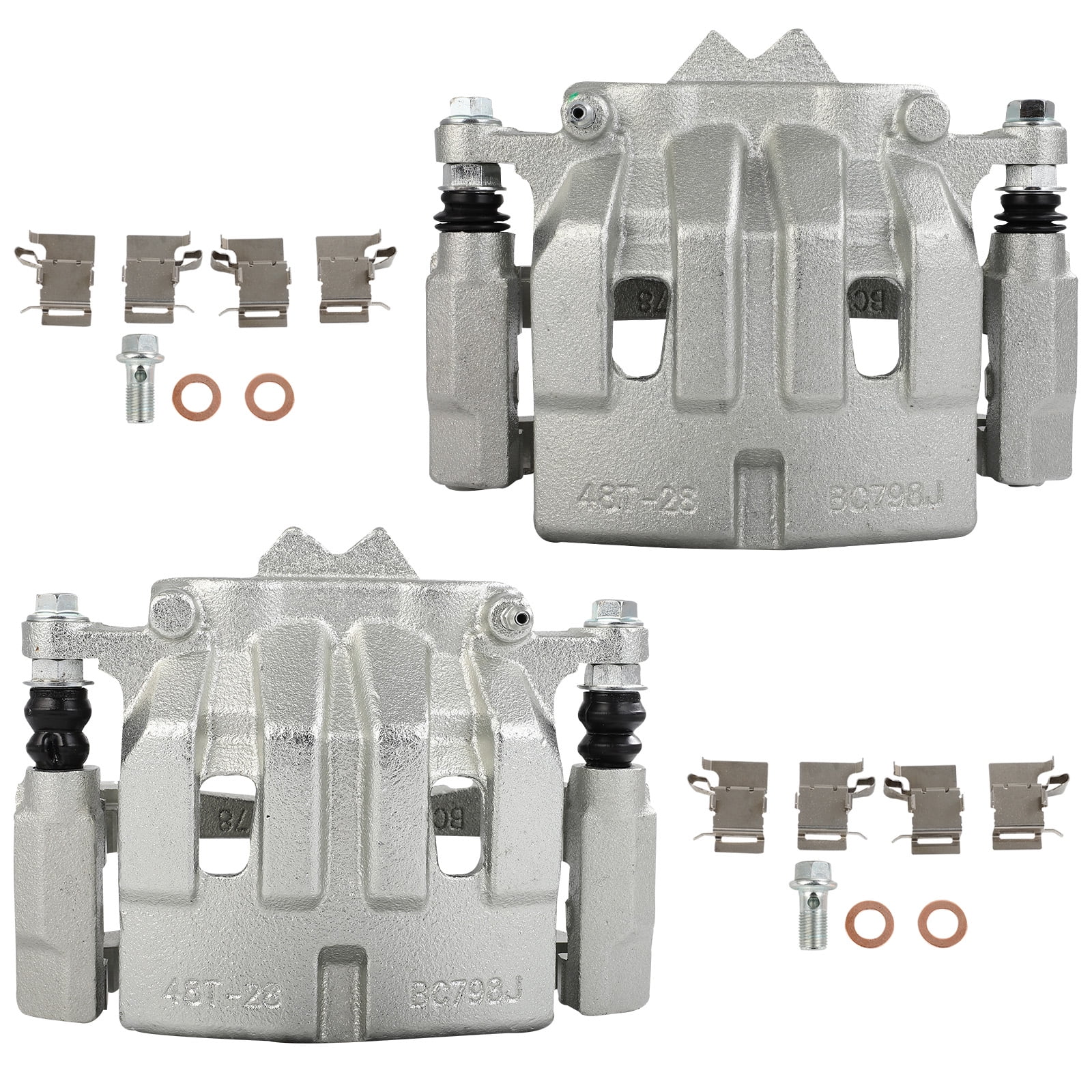 AUTOMUTO Front Left & Right 18B5508 18B5509 Disc Brake Calipers With ...