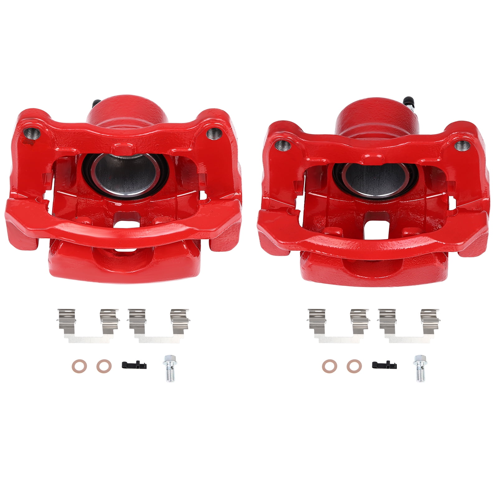 AUTOMUTO Front Left+Right 19B2698 19B2699 Brake Calipers With Bracket ...