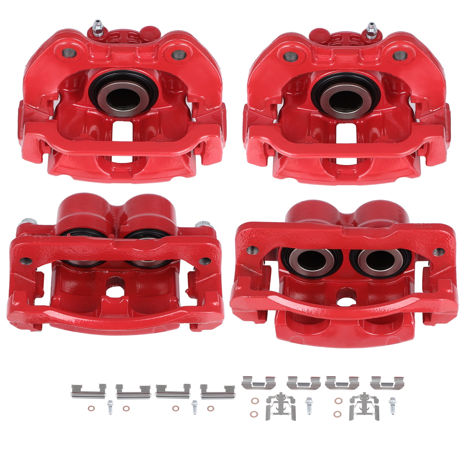 AUTOMUTO Front & Rear Disc Brake Calipers With Bracket For Chevrolet ...