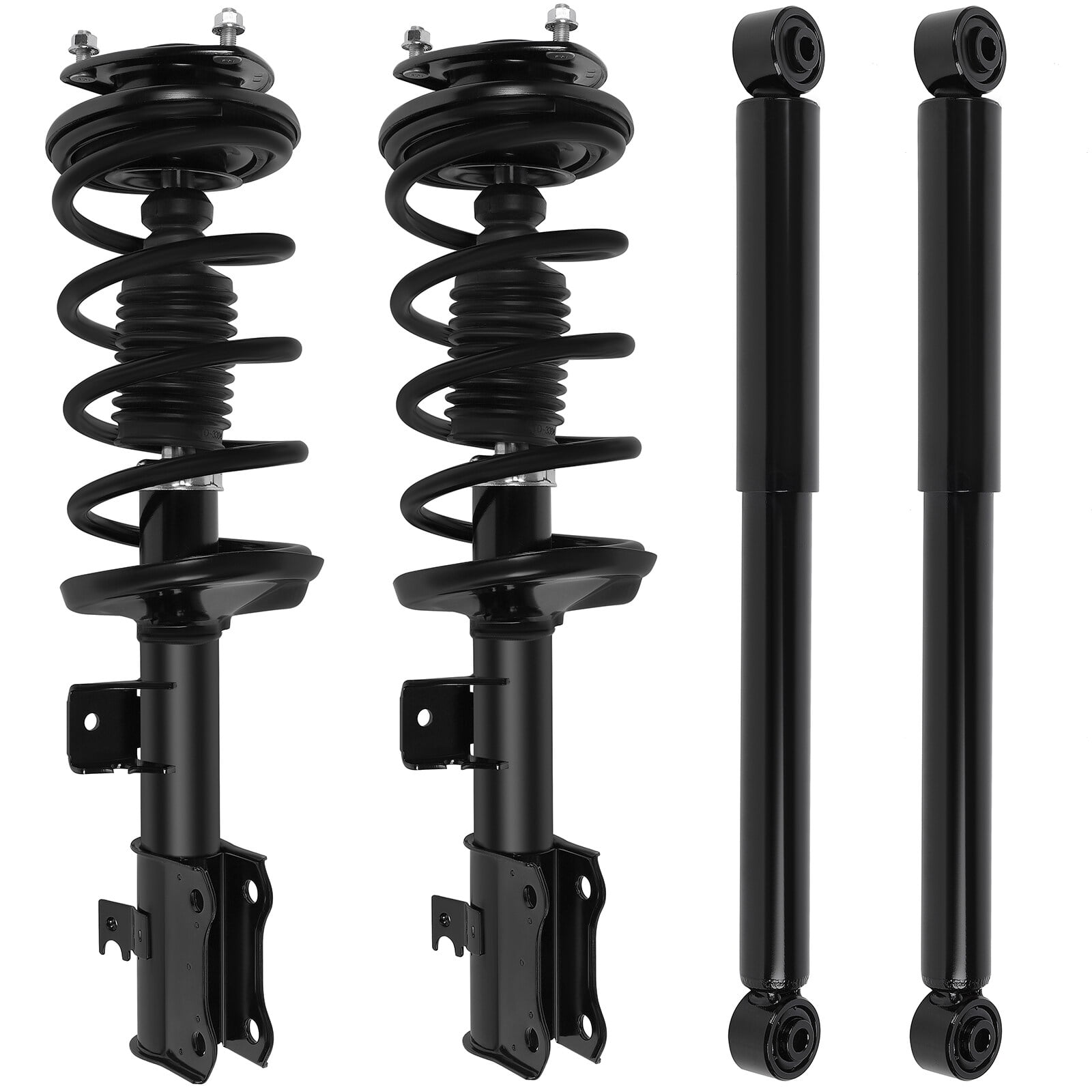 Automuto Front And Rear Pair Complete Struts Spring Assembly Shock