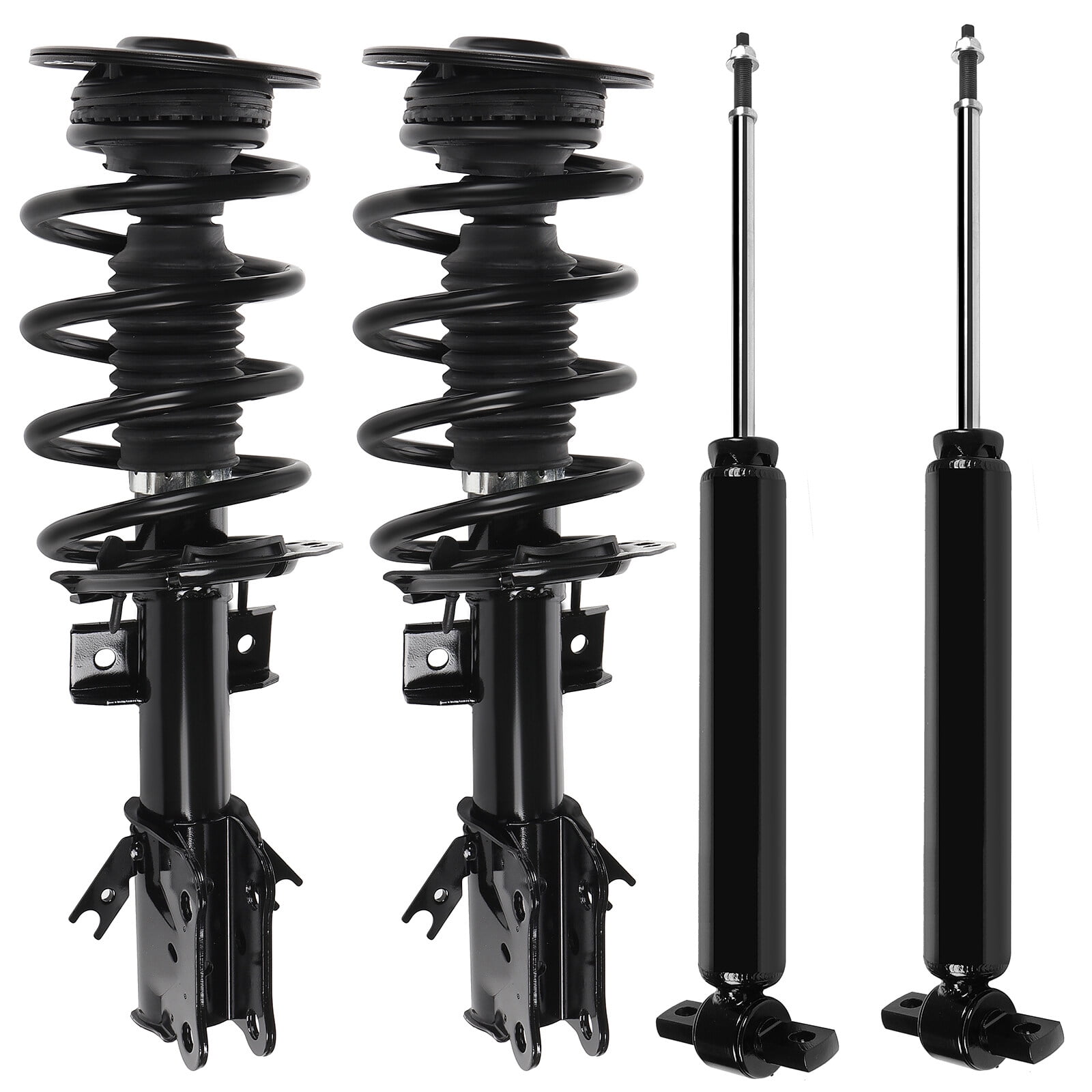 AUTOMUTO Front and Rear Pair Complete Struts Spring Assembly Shock ...