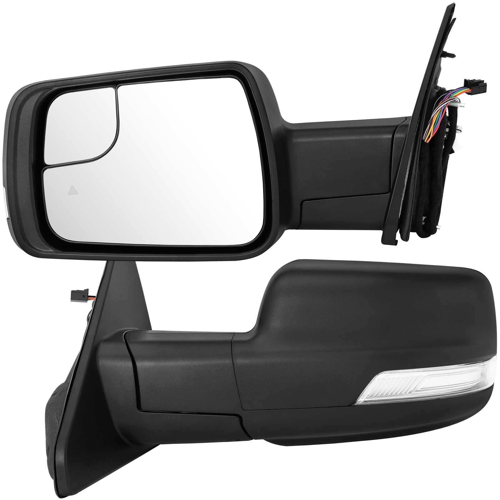 AUTOMUTO Towing Mirrors LH Driver and RH Passenger Side Tow Mirrors ...