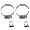 AUTOMUTO universal Oil Radiator Hose Clamps Kit 8-10mm 27-51mm 4pcs ...
