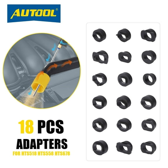 AUTOOL 18pcs Adapter Connector Kit for AUTOOL HTS558 HTS518 HTS678 Car ...