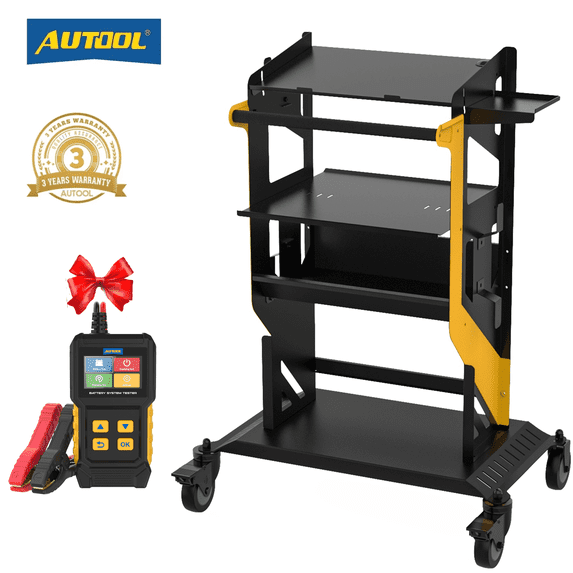 AUTOOL T22 4-Tier Utility Rolling Storage Cart 220 lbs Load-bearing ...
