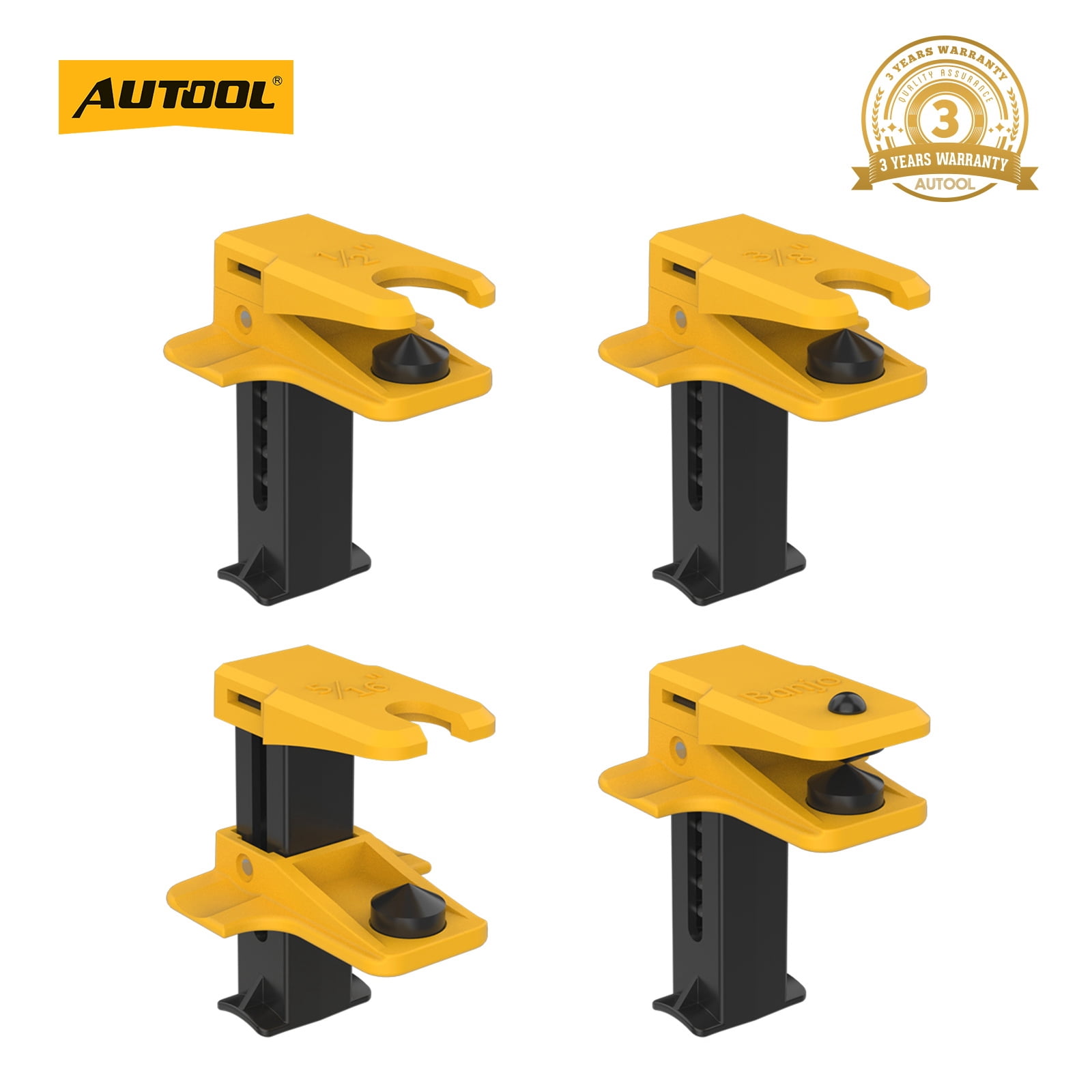 AUTOOL 4 Pcs Car Brake Line Clamp, Automotive Brake Oil Line Plug Tool ...