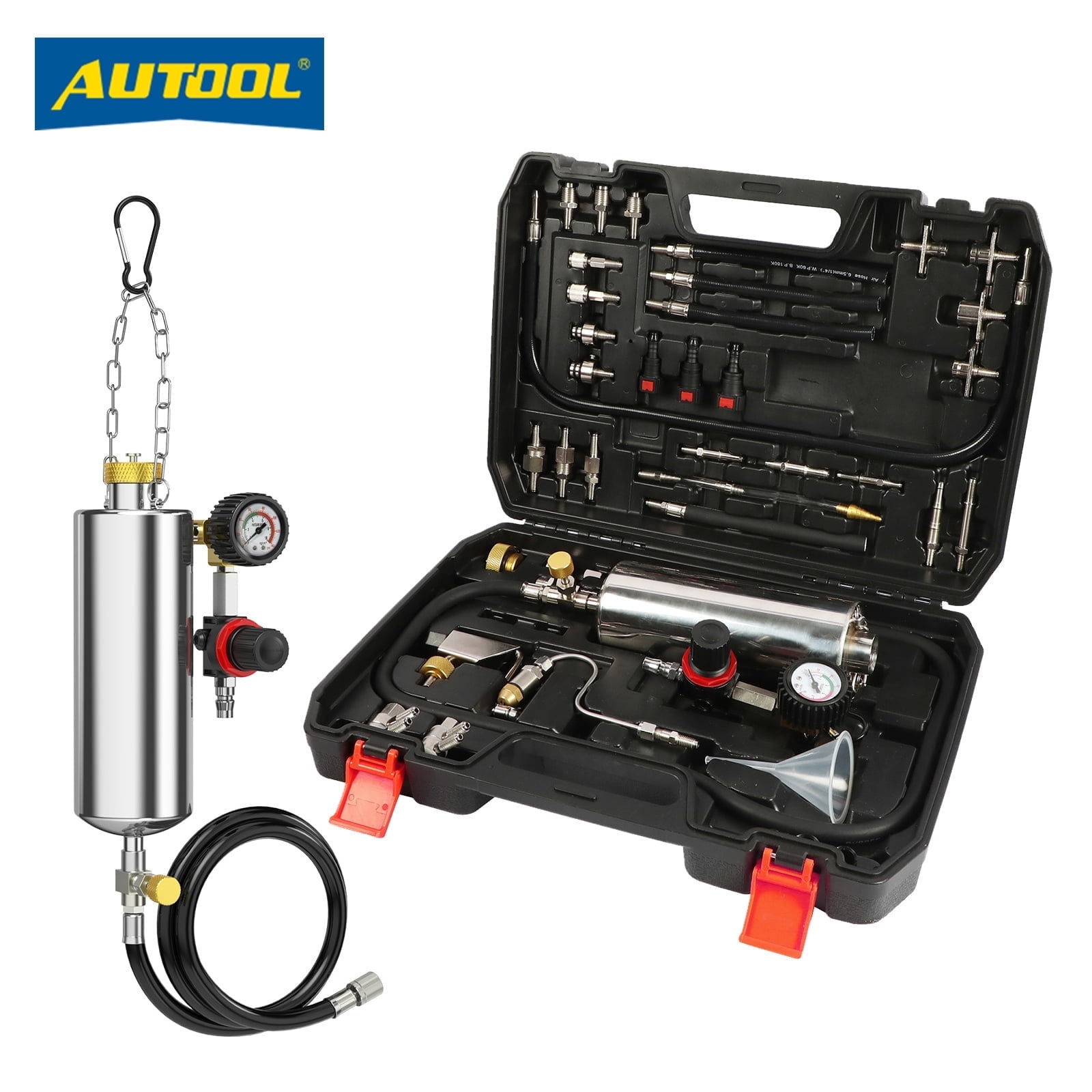 Autool C100 Fuel Injector Cleaner Kit, Gasoline System Cleaning Tool ...