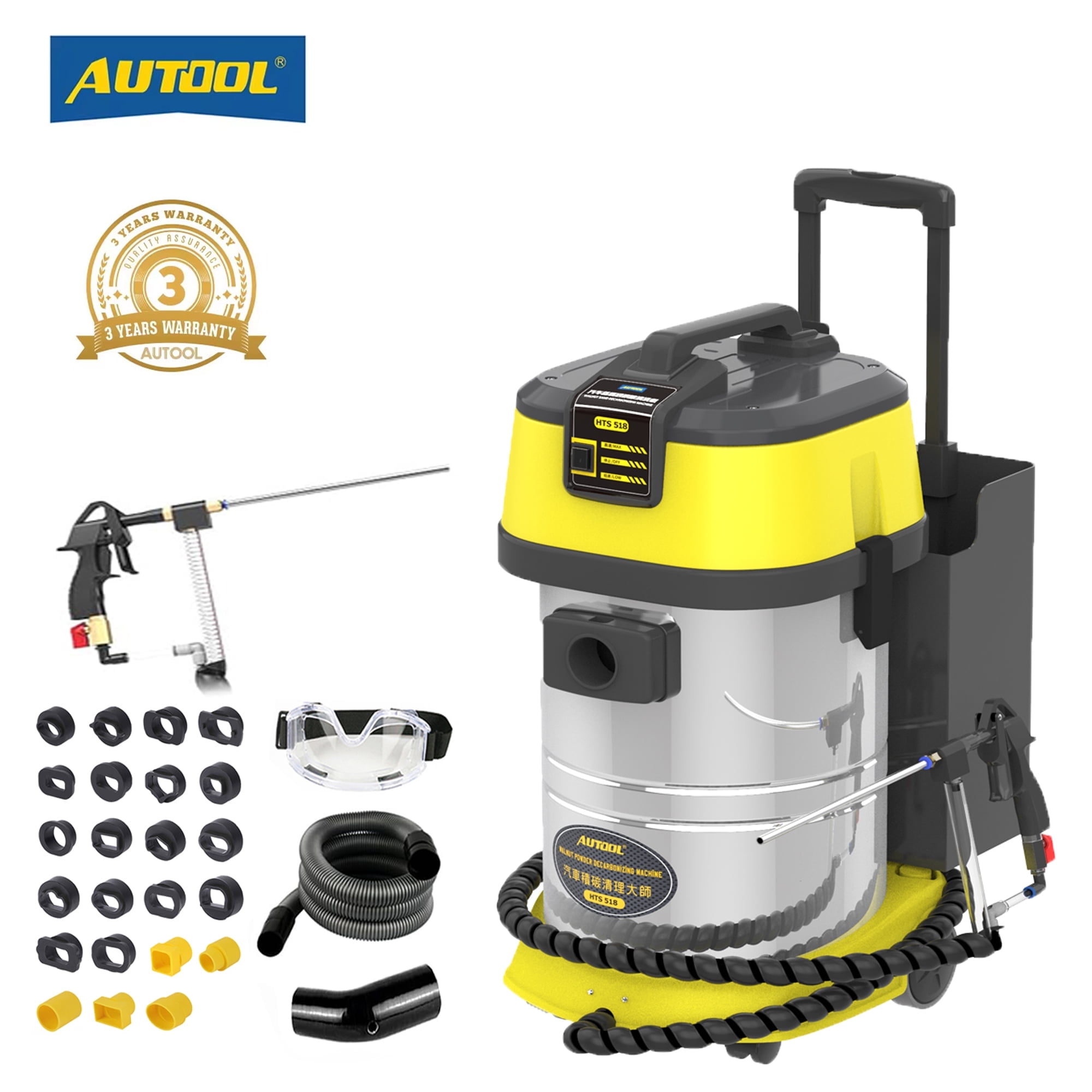 AUTOOL HTS518 Walnut Sand Sandblasting Engine Cleaning Machine ...