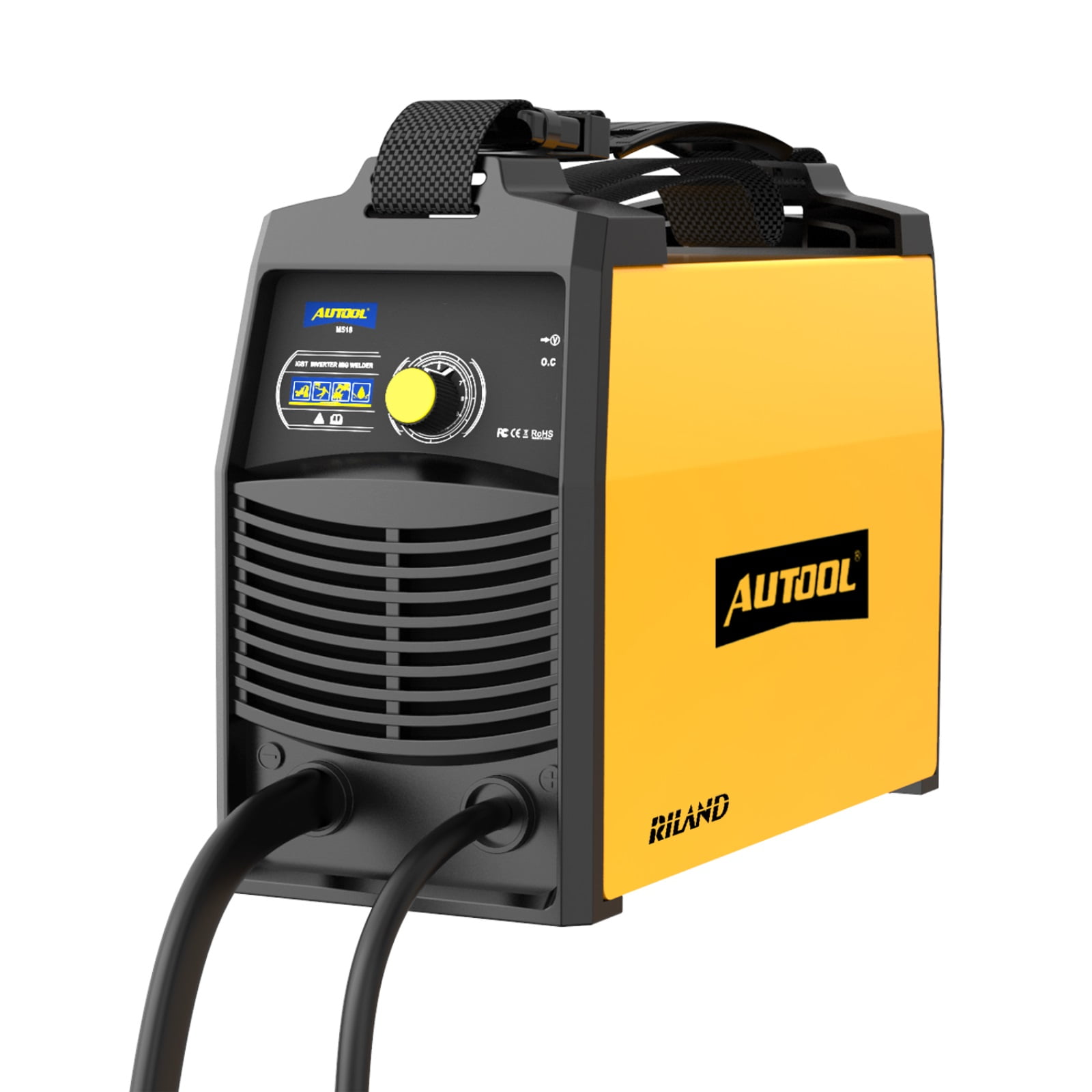AUTOOL M518 3 IN 1 MIG/ARC Digital Inverter Welder, Flux Core Wire Feed ...