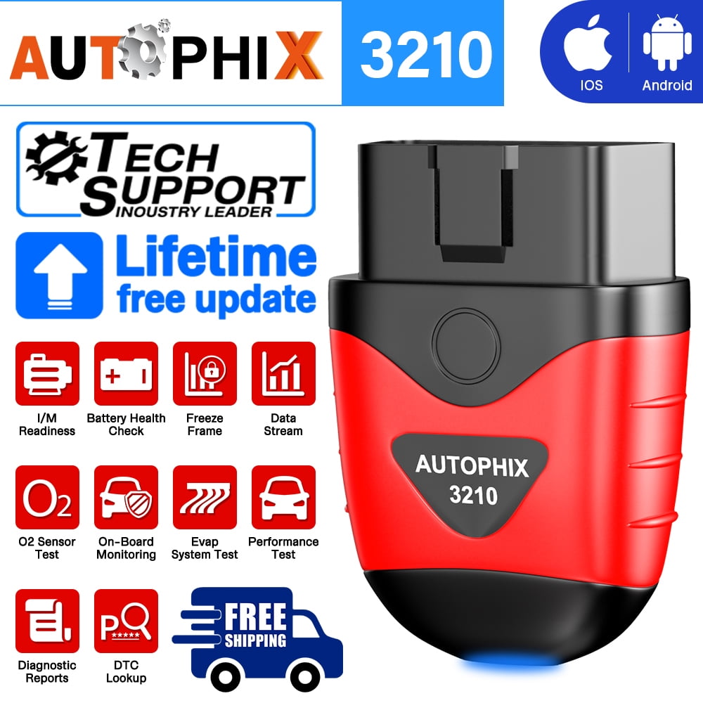 AUTOPHIX 3210 Bluetooth OBD2 Scanner, Wireless Car Code Readers Auto ...