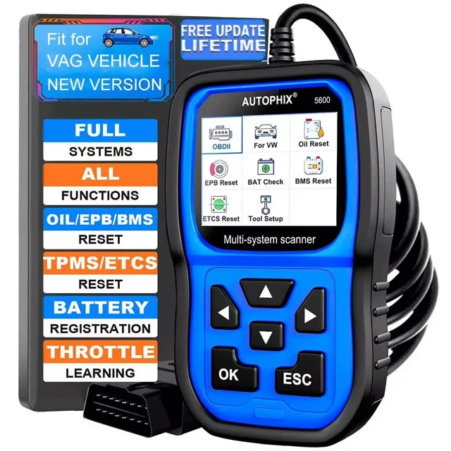 AUTOPHIX 5600 Automotive Tool: OBD2 Scanner Diagnostic, Auto Check ...