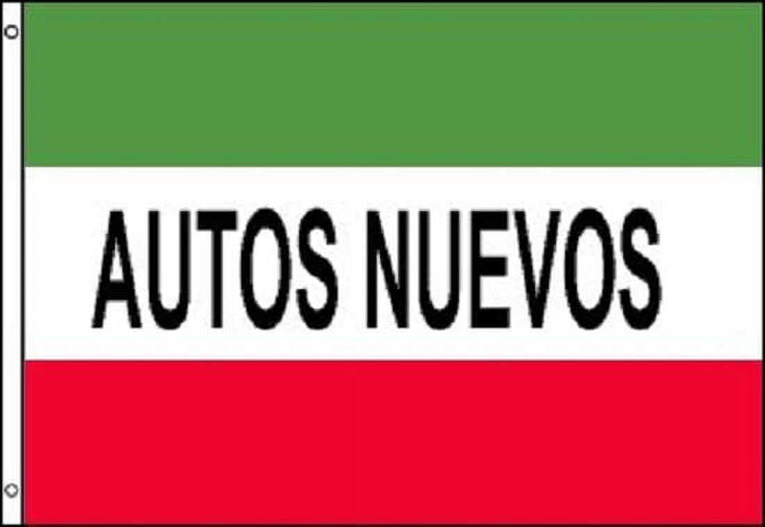 AUTOS NUEVOS New Cars Flag Automotive Advertising Banner Business Sign ...