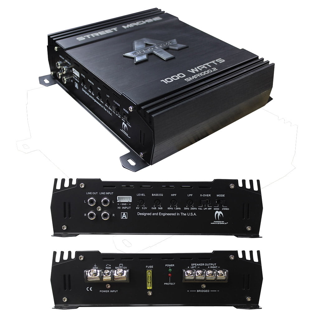 Autotek 1000 Watt 2 Channel Amplifier Car Audio Stereo Power Amp ...